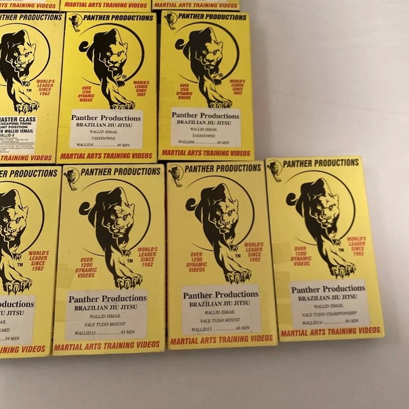 bjj | Other | Panther Productions Brazilian Jiu Jitsu Wallid Ismail Vhs ...